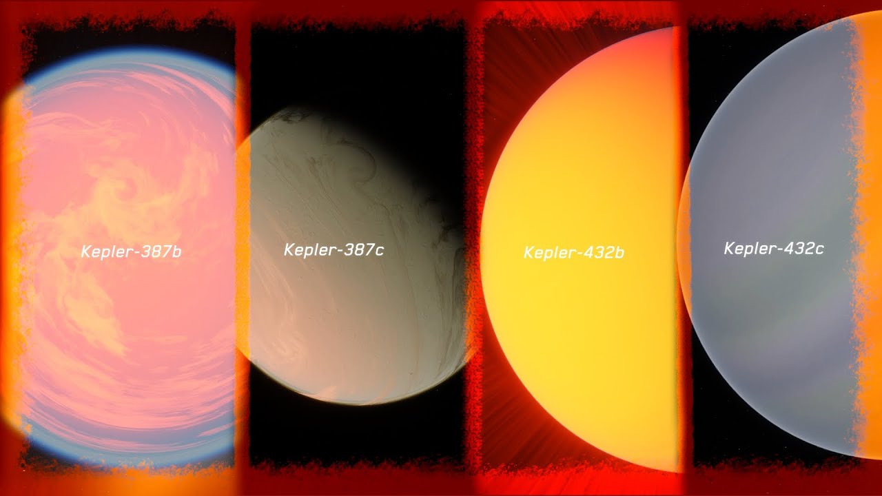 Kepler-387 and Kepler-432 systems in Space Engine - YouTube