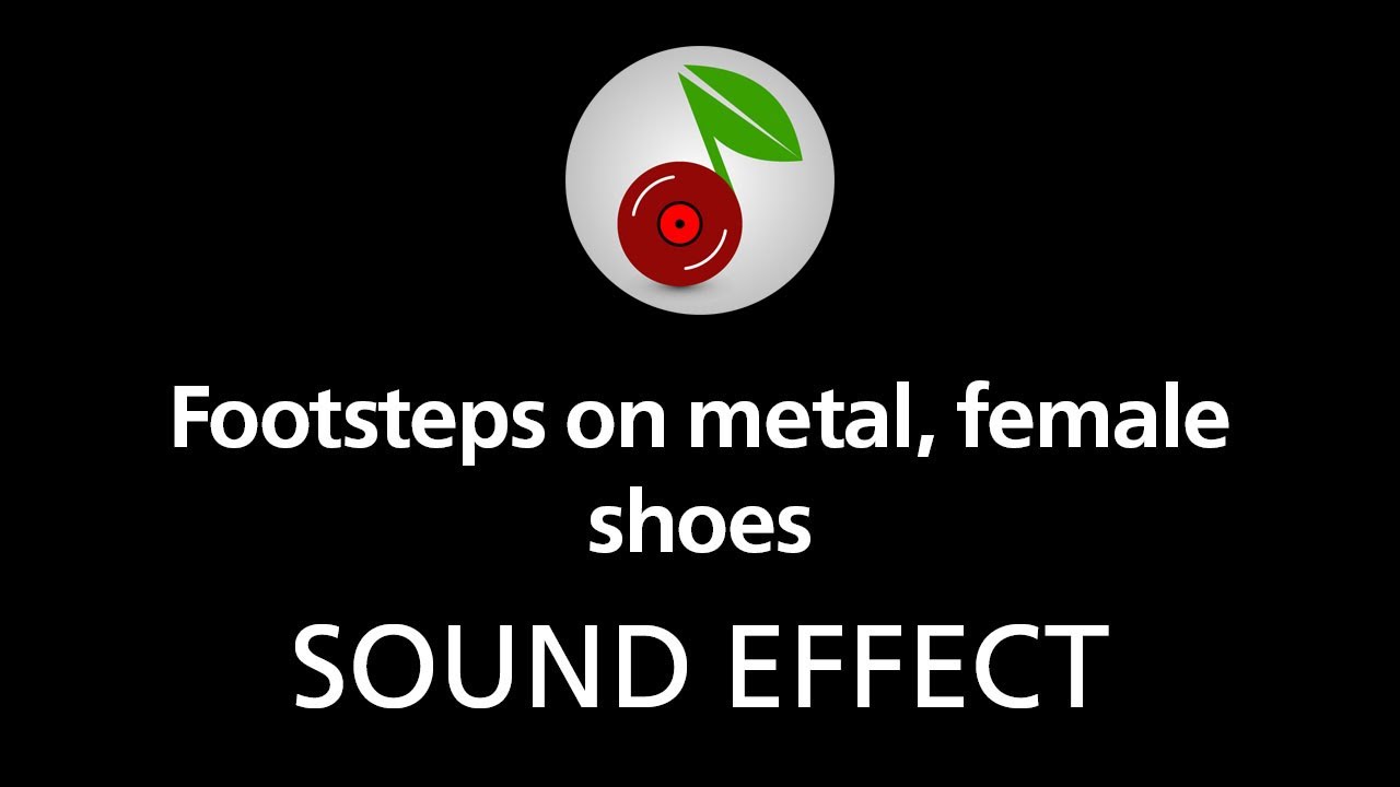 🎧 Footsteps on metal, female shoes, SOUND EFFECT - YouTube