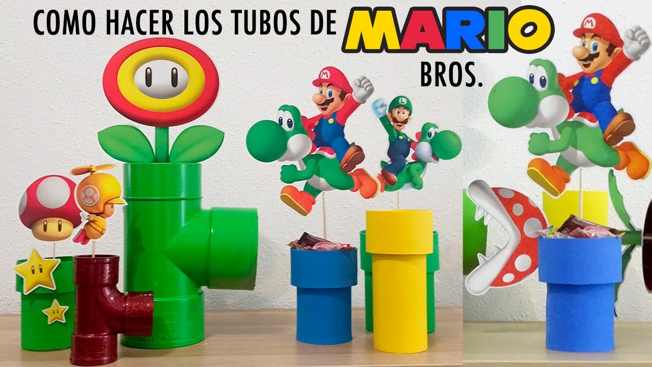 Tubos CILINDROS de Mario Bros - YouTube