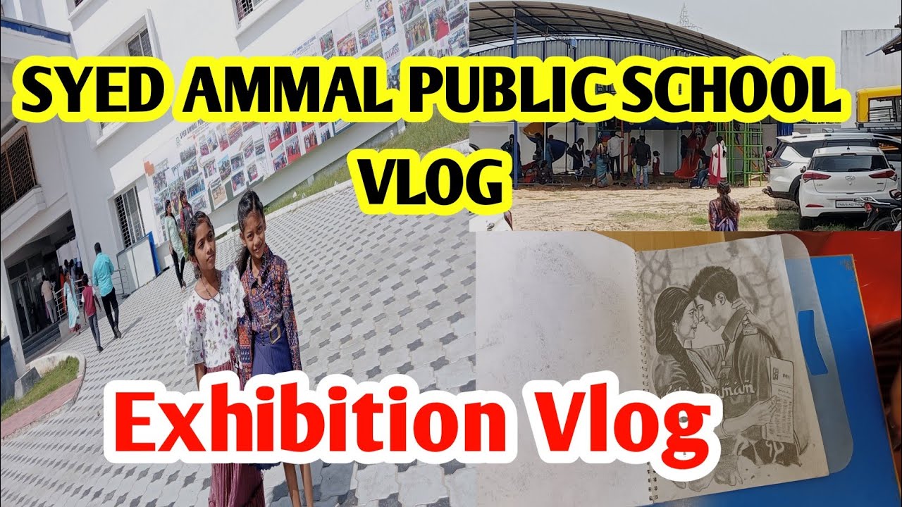 Syed ammal public school Fun Exhibition Vlog | ramnad vlogs @riya ...