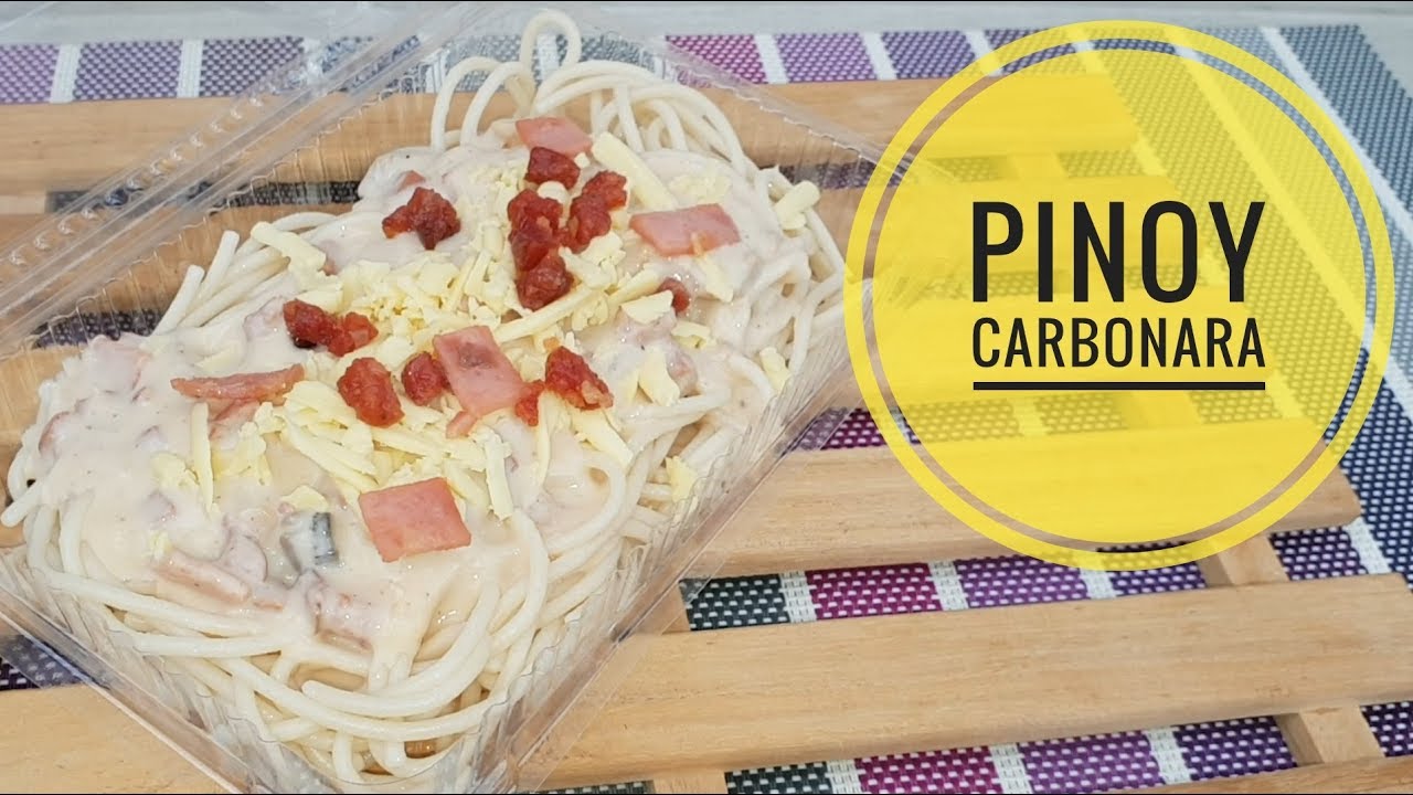 Pinoy Carbonara | how to make Carbonara (Pinoy Style) - YouTube