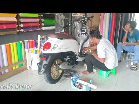 wrapping/sticker scoopy full putih transparan (bening)