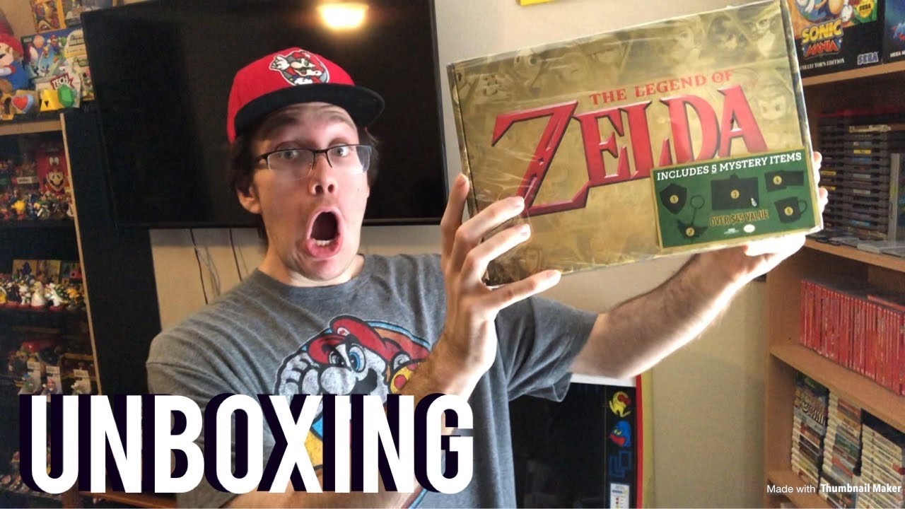 The Legend of Zelda Gift Box Unboxing - YouTube