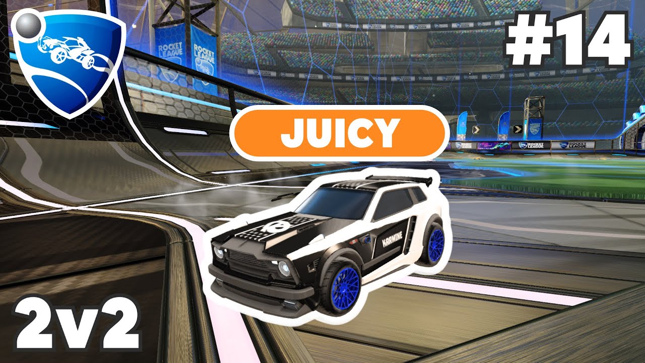 juicy Ranked 2v2 PRO Replay #14 - Rocket League Replays - YouTube