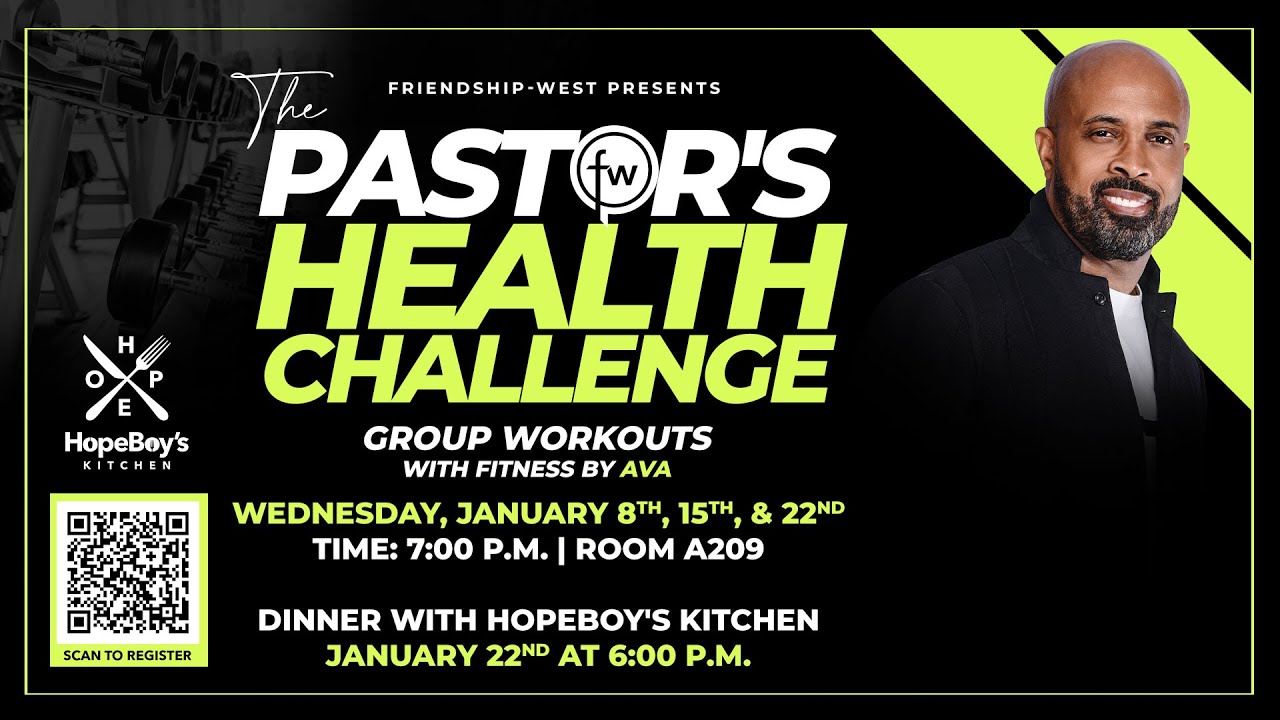 The Pastor's Health Challenge Group Workout # 2 - YouTube