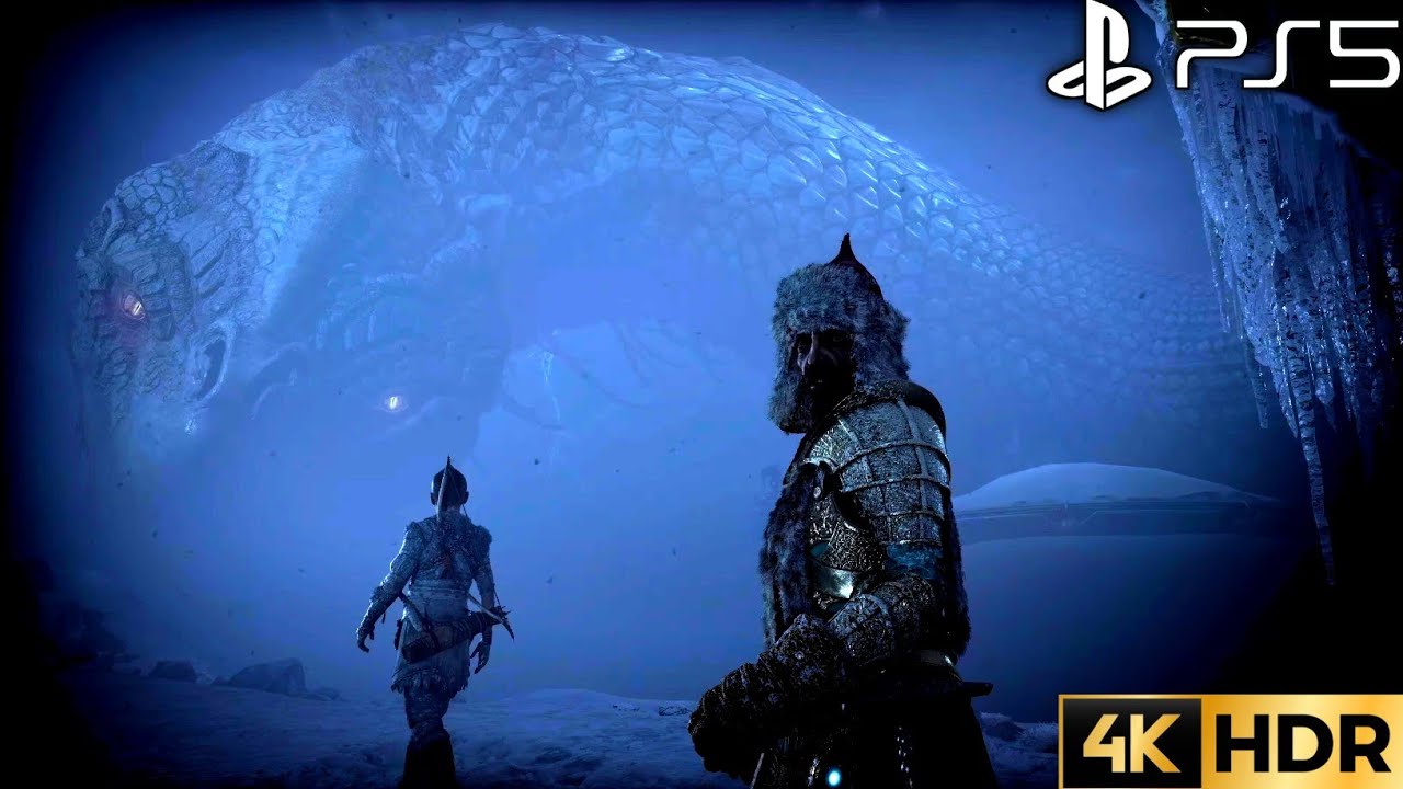 World Serpent GOD OF WAR RAGNAROK World Serpent Entry Scene 4K HDR |GOW ...