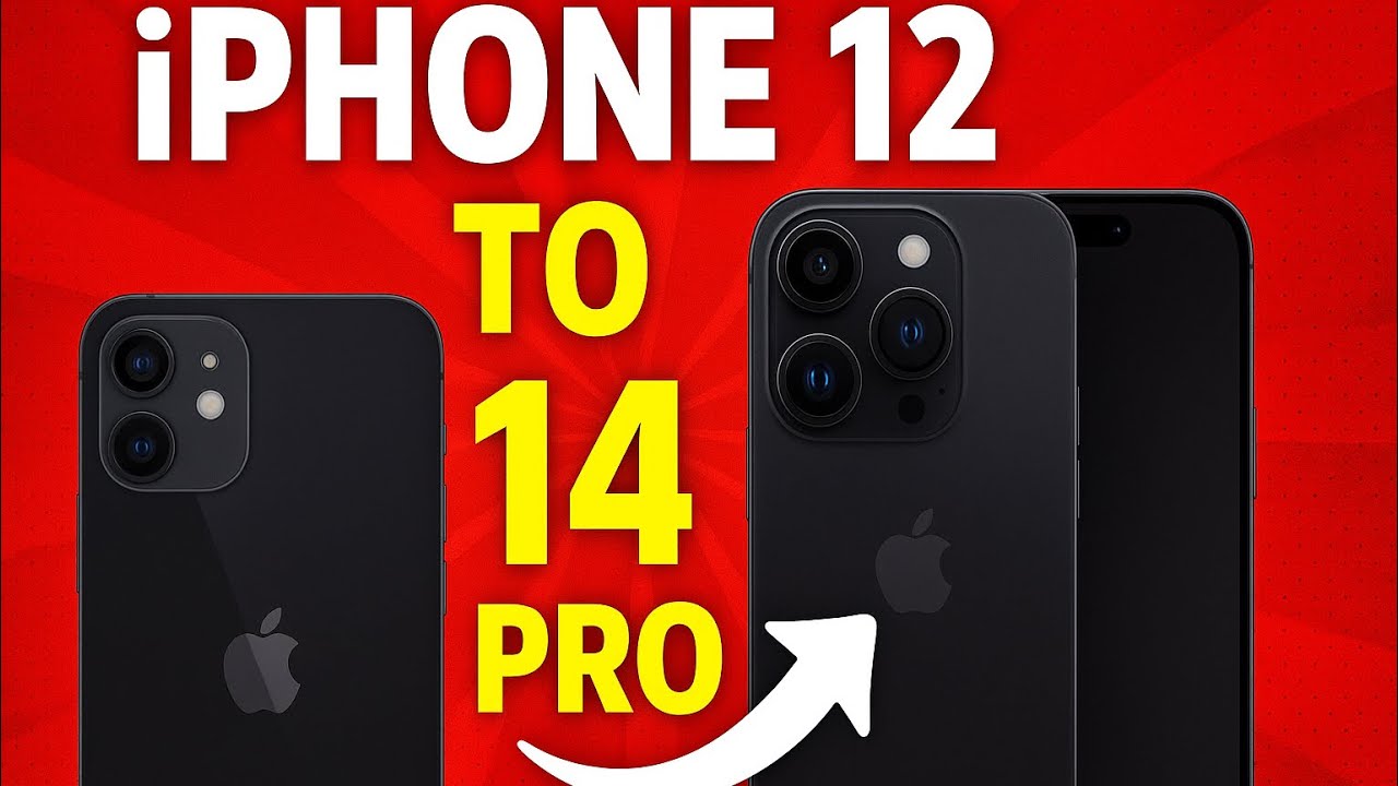 I Turned iPhone 12 Into iPhone 14 Pro BLACK! 🔥 Full Conversion ...