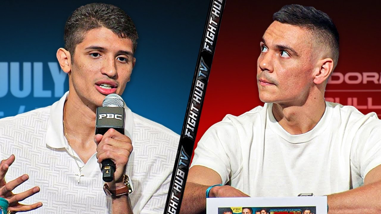 Sebastian Fundora vs Tim Tszyu 2 | Cruz vs Fierro 2 Full Final Press ...