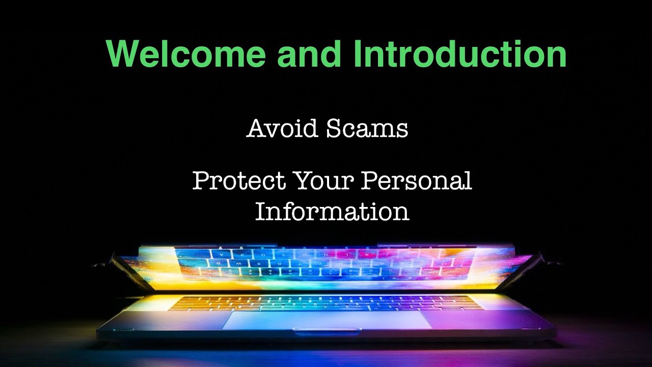 Introduction to the Channel - Avoiding Scams - YouTube