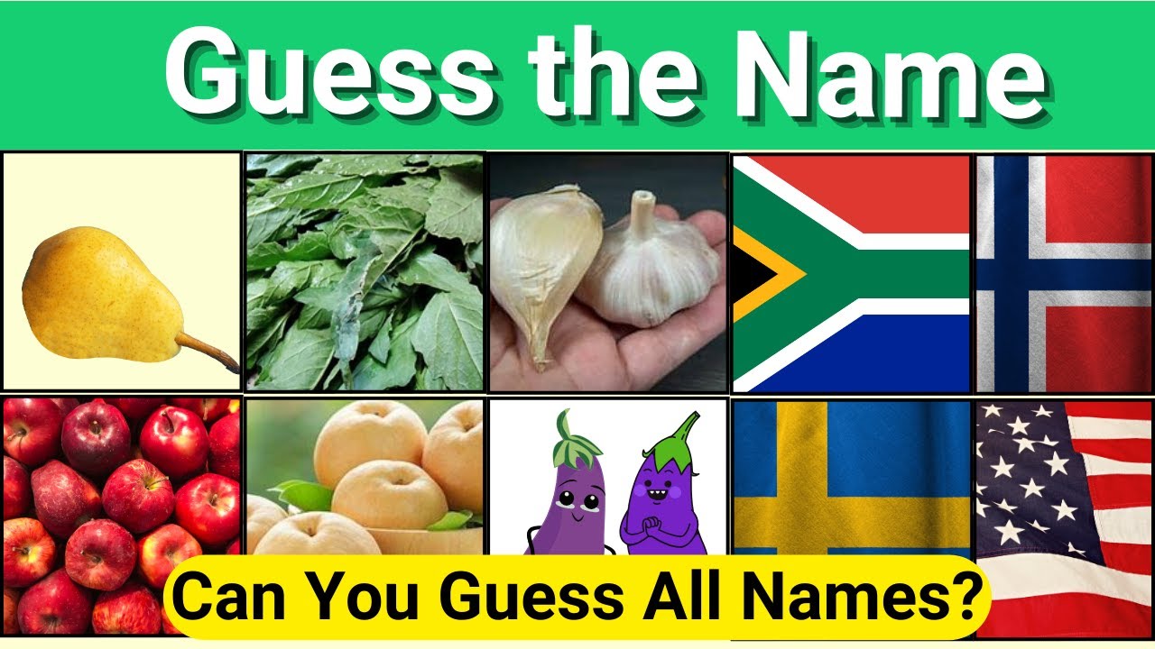 Ultimate Guess the Name Quiz - YouTube