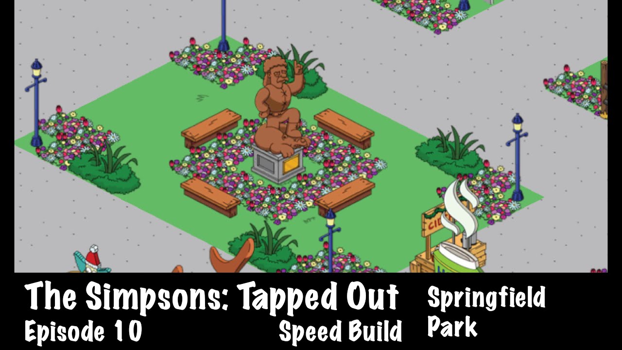 The Simpsons: Tapped Out - Springfield Park (Design) - YouTube