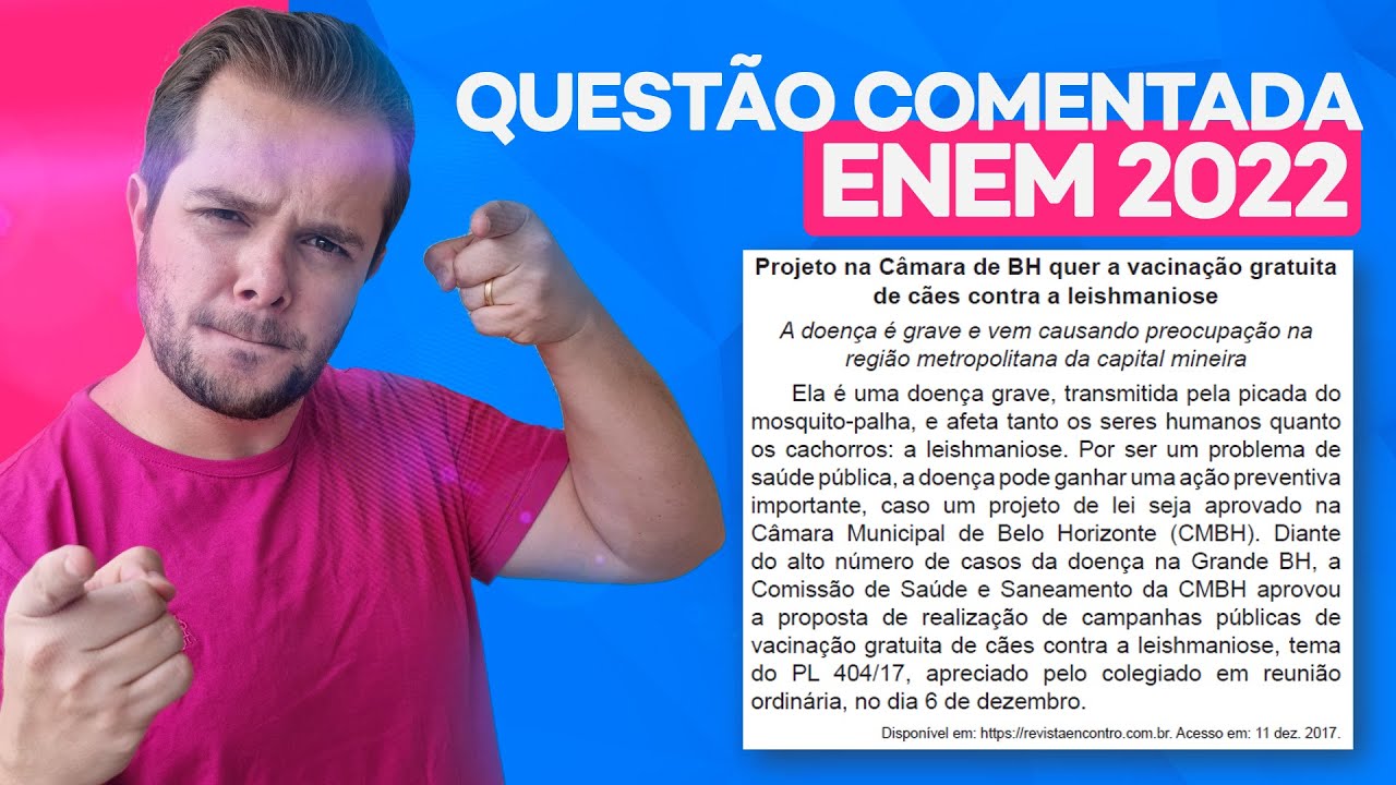 Questão ENEM 2022 - A Notícia além da Função Informativa - YouTube