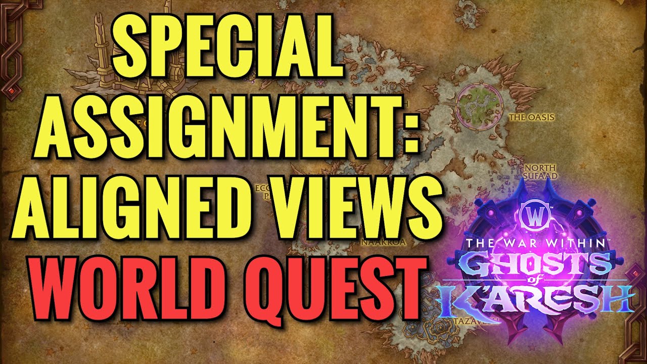 Special Assignment: Aligned Views World Quest (WoW TWW) - YouTube