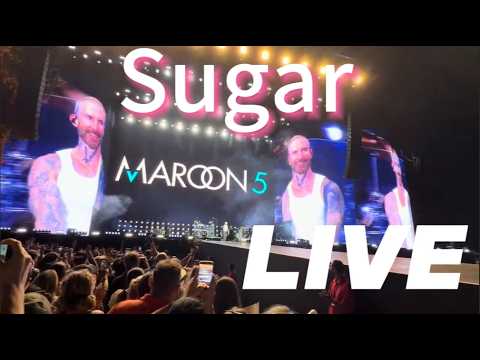 Maroon 5 - Sugar LIVE at BST Hyde Park! (Insane Crowd Energy)