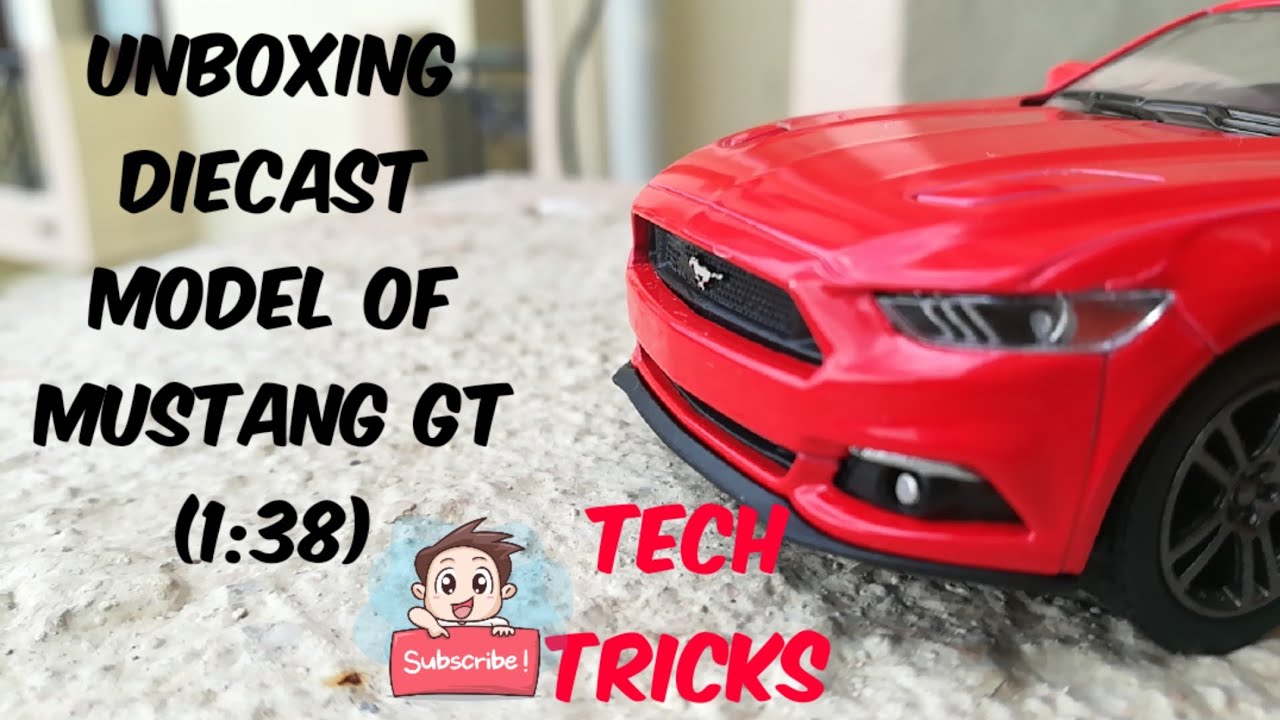 FORD MUSTANG GT Die-cast model (1/38) (kinsmart) || Unboxing || Vyom ...