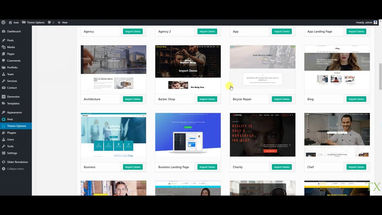 How to install and import Avas WordPress theme version 5xx - YouTube