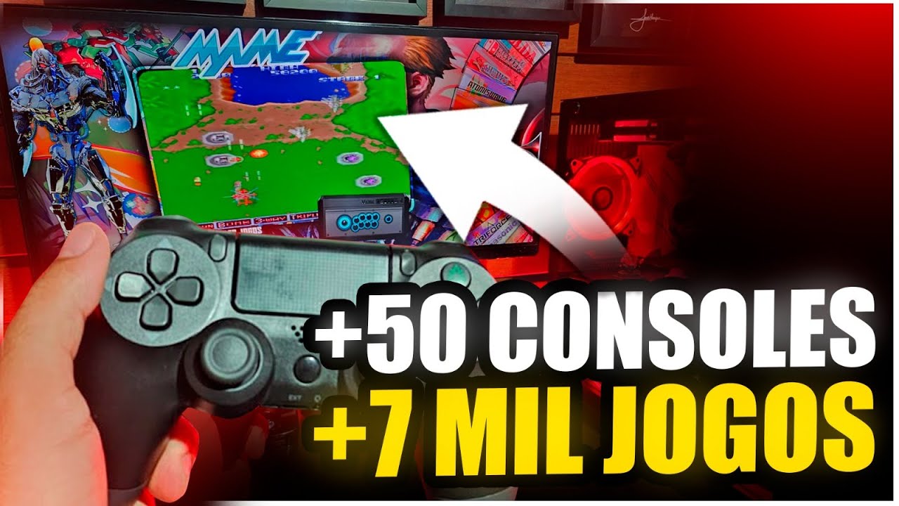 🕹️ ESSE é o Melhor Emulador MULTIJOGOS RETRÔ Com + de 50 Consoles + 7 ...
