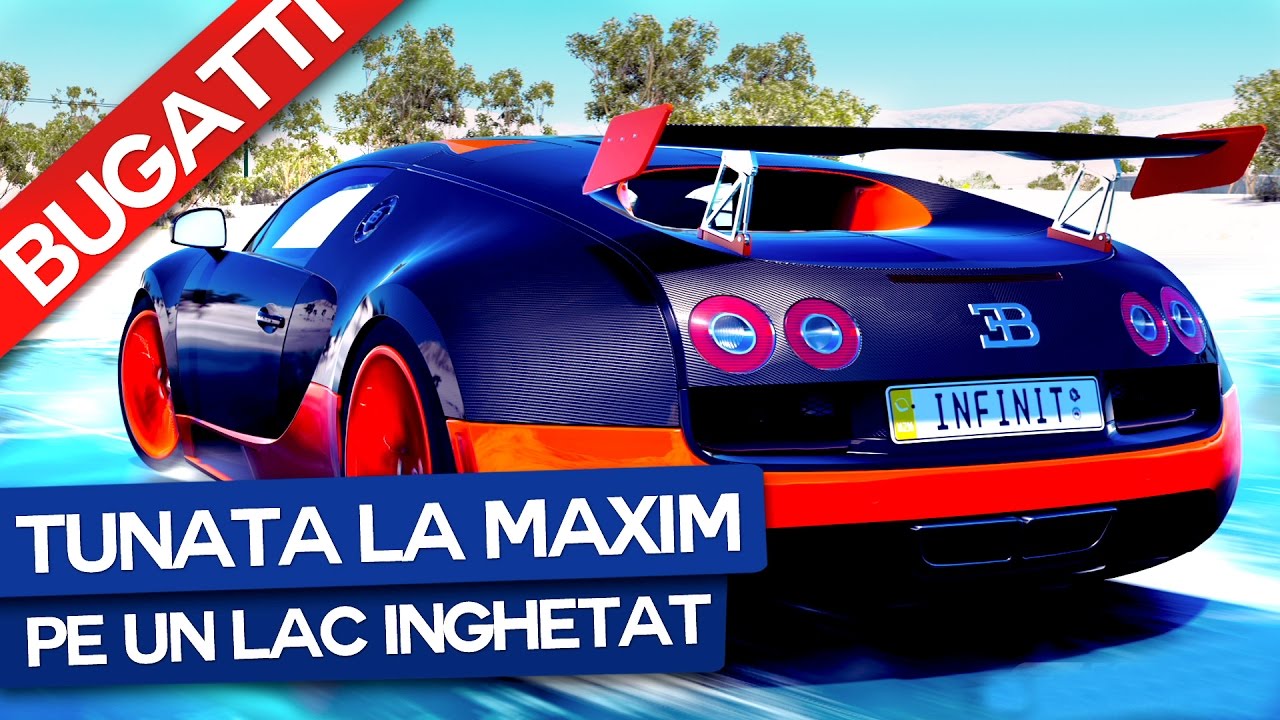Conducem Bugatti Veyron pe un Lac INGHETAT! Pericol - YouTube