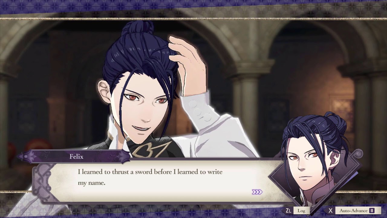 [FE: Three Houses] Byleth & Felix Support C - YouTube