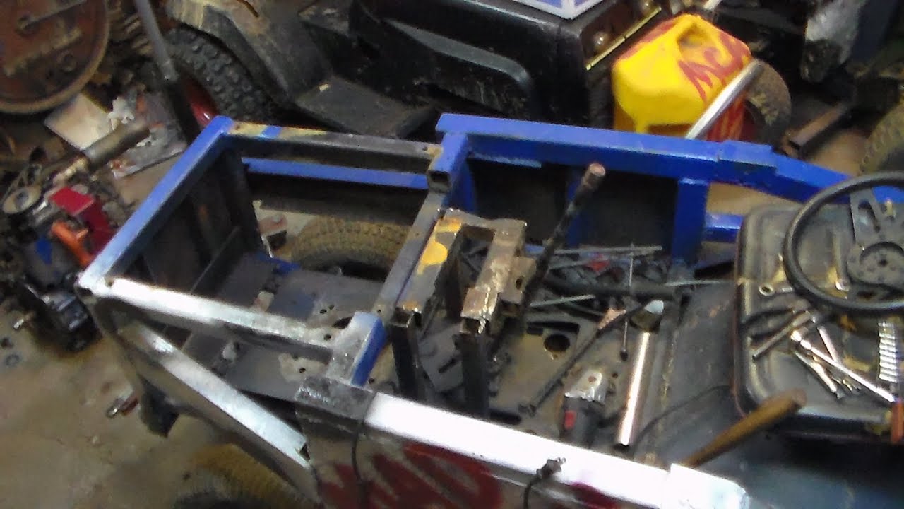 Starting to Rebuild The New Derby Mower - YouTube