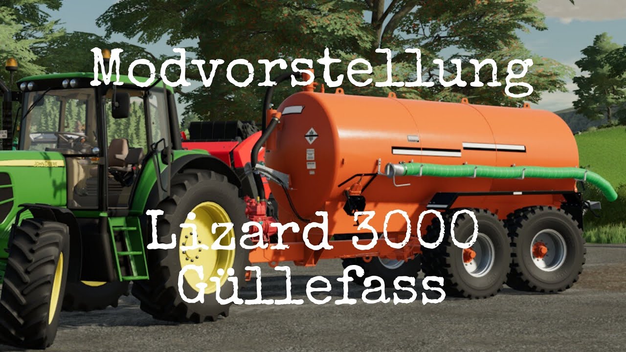 LS22 Mods (Ps4) Lizard 3000 Güllefass Modvorstellung (Ps4,Ps5,Xbs,Xb1 ...
