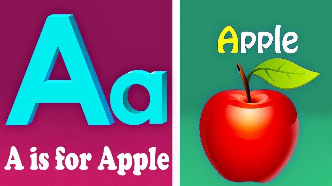 A for apple🍎 B for Ball🏀 Abcd Song | Abcd Rhymes |Abc Song Nursery ...