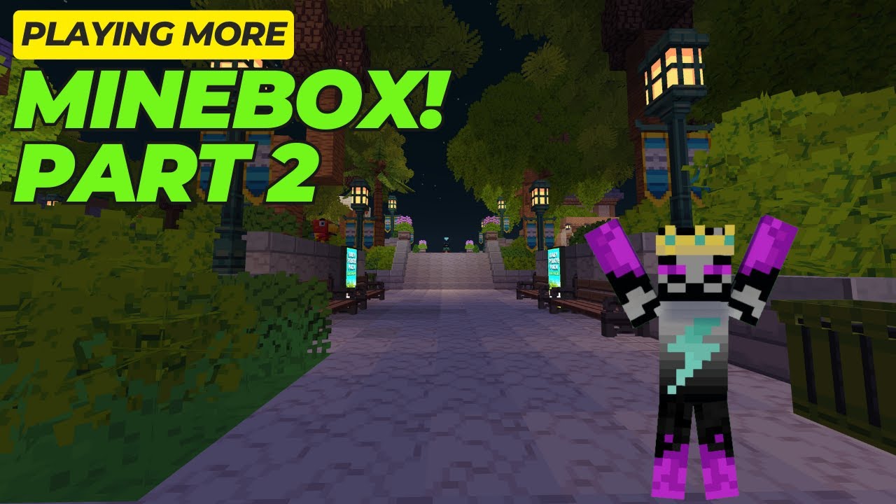 Playing More Minebox!! - YouTube
