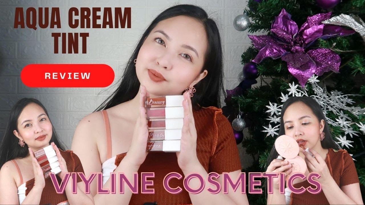 TRY IT WITH ME || AQUA CREAM TINT OF VIYLINE COSMETICS || OKAY BA ...