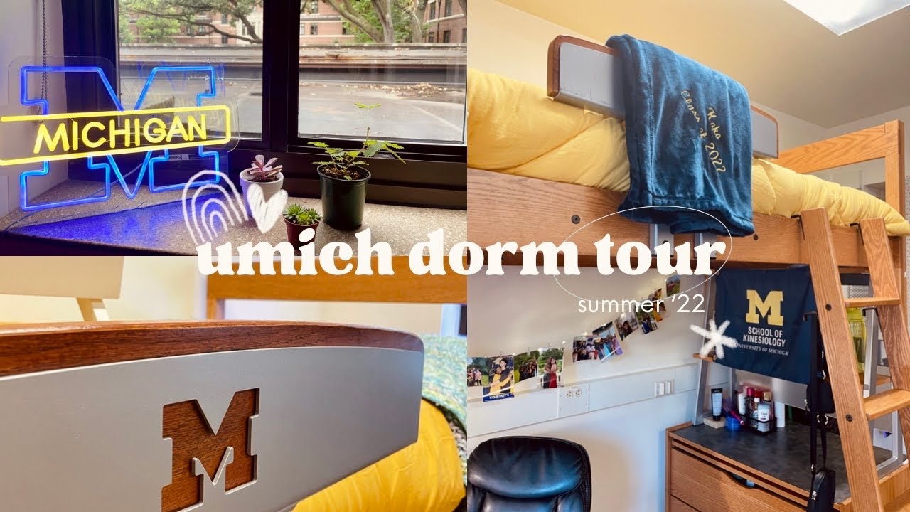 University of Michigan - Ann Arbor Dorm Tour (College Dorm Tour ...