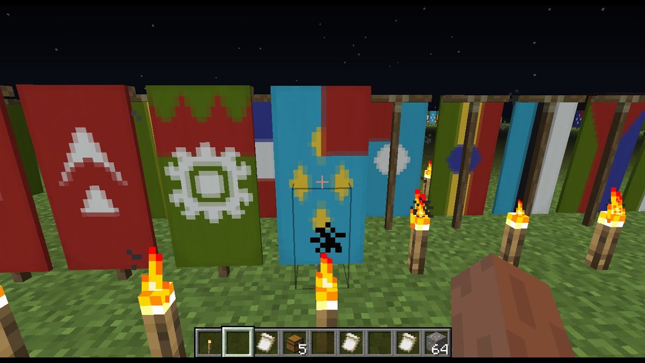 Minecraft Flag Banner Tutorial: Tuvalu - SRPFC - YouTube