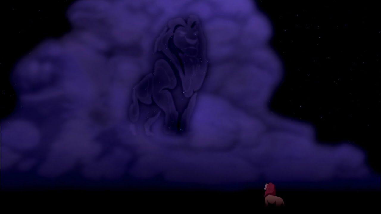 The Lion King (1994): Mufasa's Ghost Scene [DVD Version] #1 - YouTube