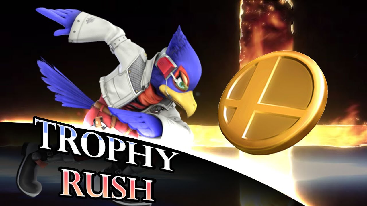 Super Smash Bros. Wii U - Trophy Rush: 150 Chain with Falco - YouTube