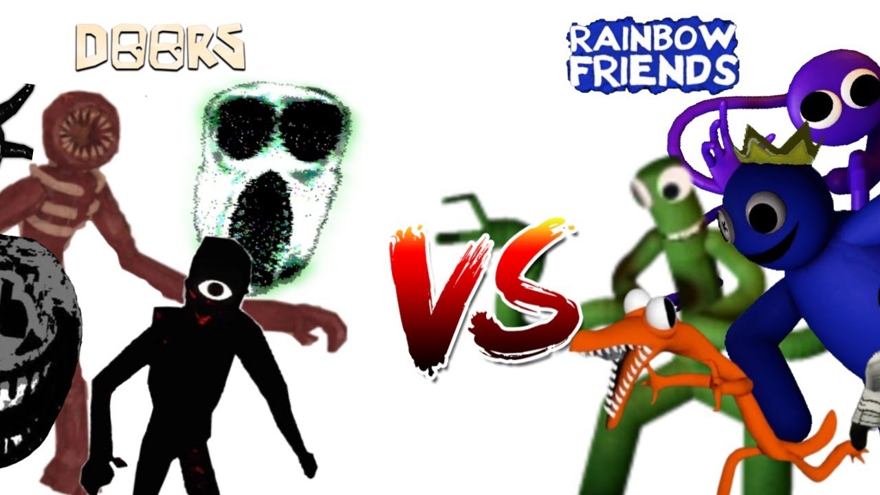 Rainbow Friends vs Doors (Rbx Doors vs Rbx Rainbow Friends) 50 SUBS ...