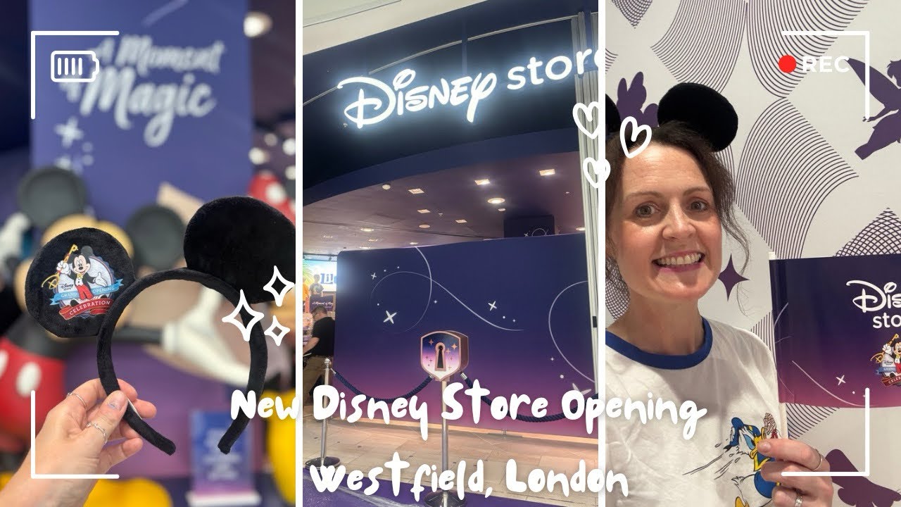 New Disney Store Opening, London. - YouTube