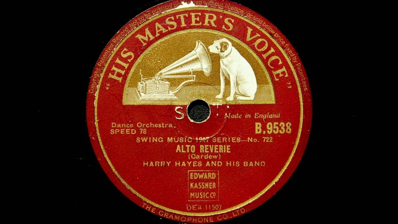 Harry Hayes and His Band - Alto Reverie (1946) - YouTube