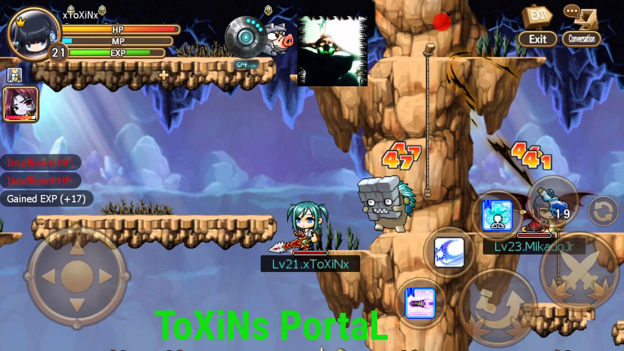 Pocket Maplestory xenon gp part 6 dungeon part death!!! - YouTube