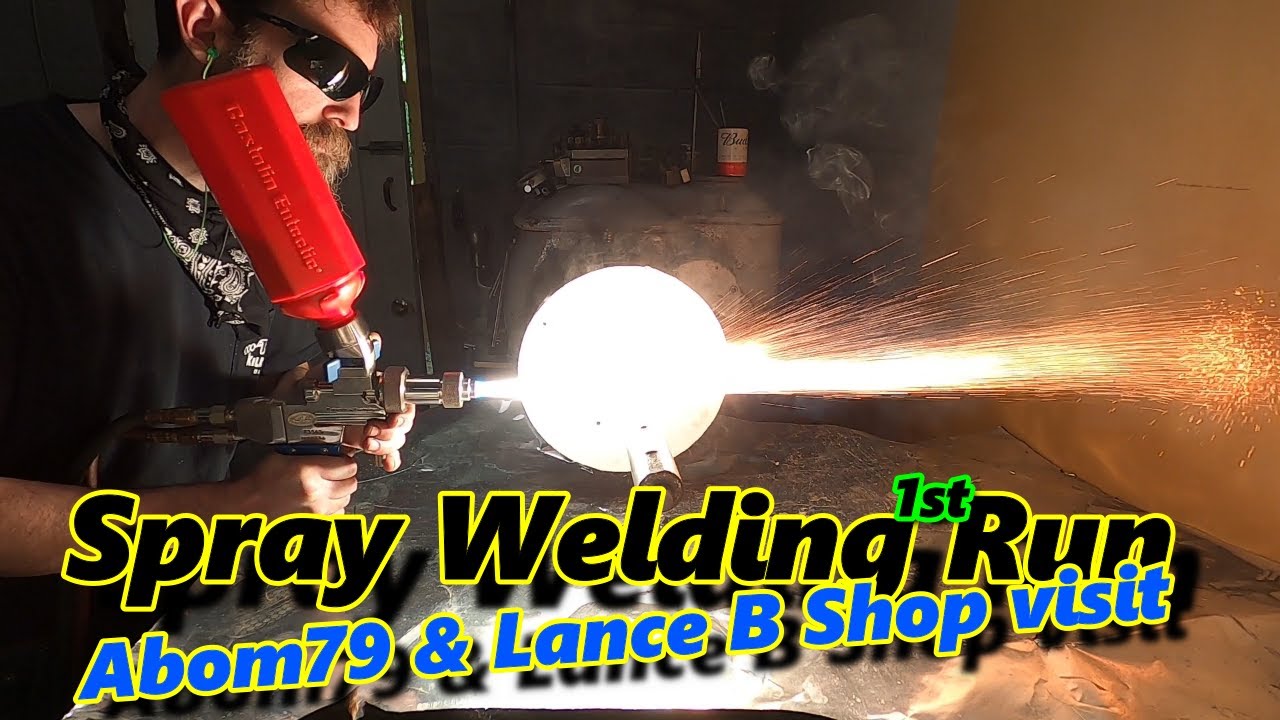 Spray welding 1st run Abom 79 / Lance Baltzley Shop Visit. - YouTube