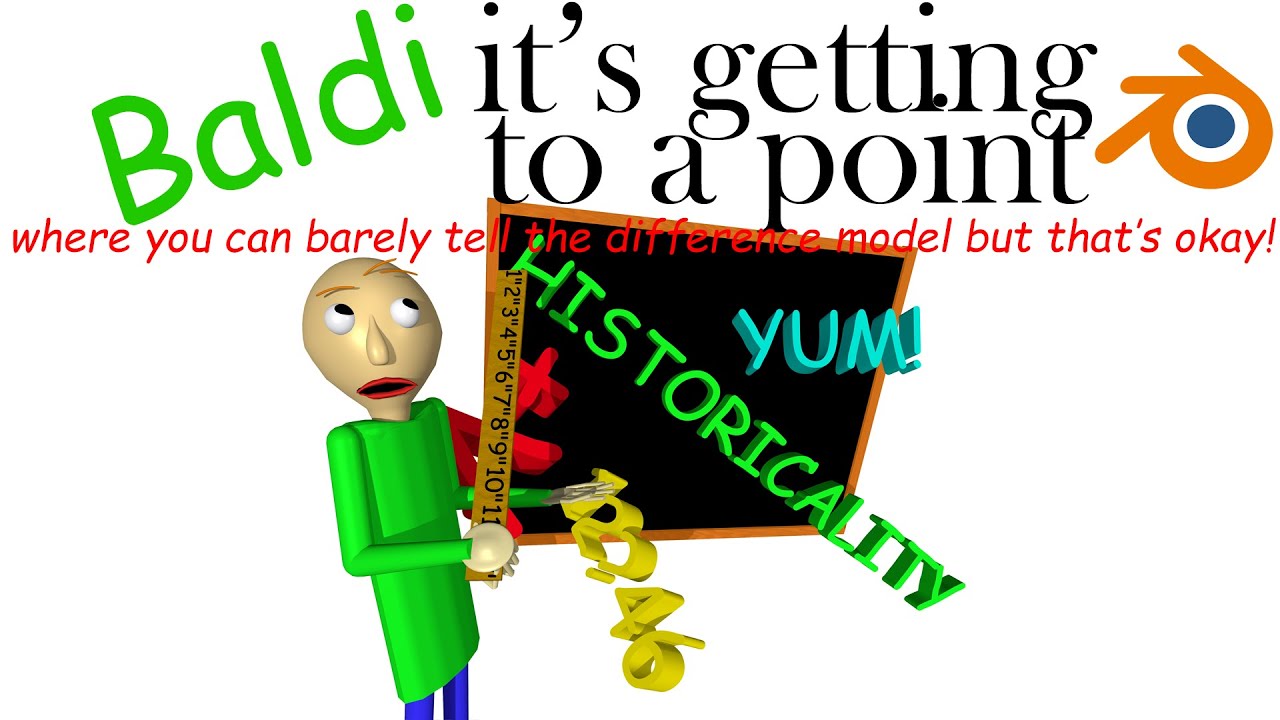Baldi it's getting to a point where you can barely tell the difference ...