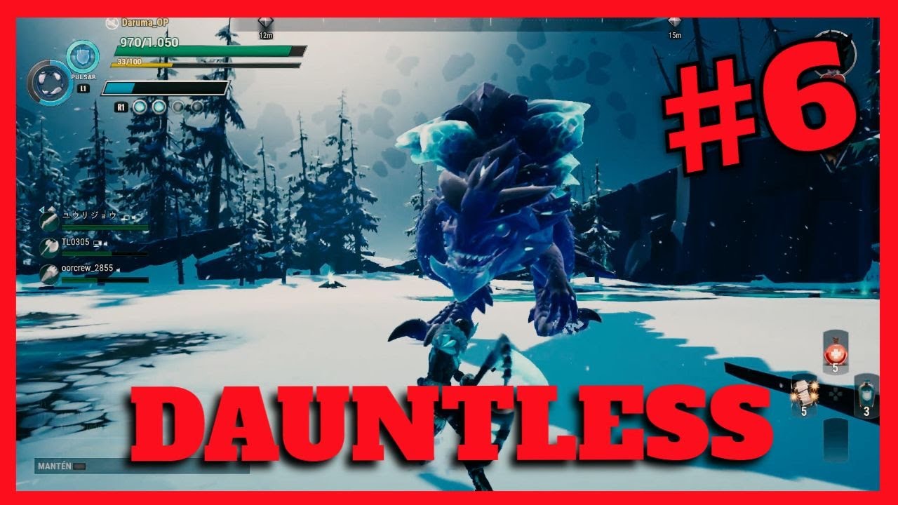 DAUNTLESS PS4 #6 - HELLION Y PANGAR - GAMEPLAY ESPAÑOL - YouTube