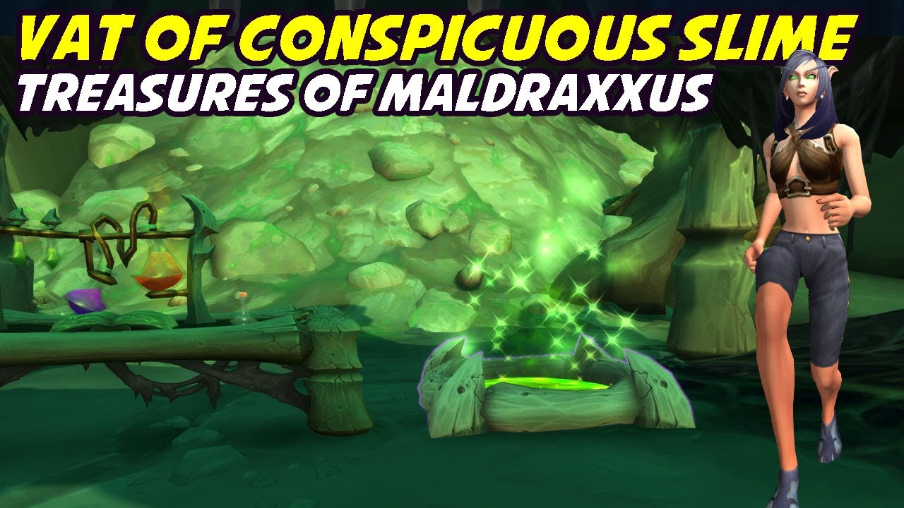 Vat of Conspicuous Slime - Treasures of Maldraxxus - YouTube