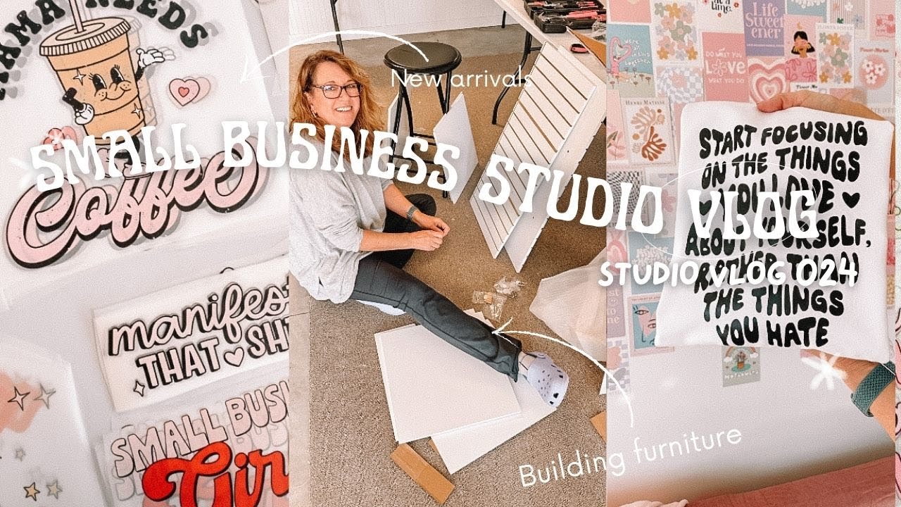 Day in the Life of a Small Business Owner, Small Business Studio Vlog ...