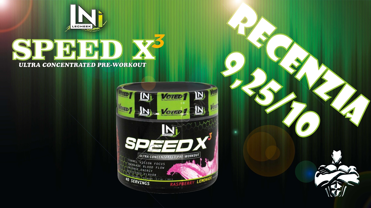 LECHEEK NUTRITION SPEED 3X | #9 PREWORKOUT RECENZIA - YouTube