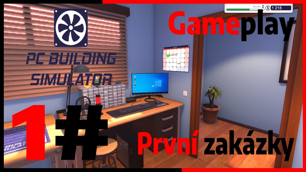 Gameplay PC building simulátor 2 1# | první zakázky - YouTube