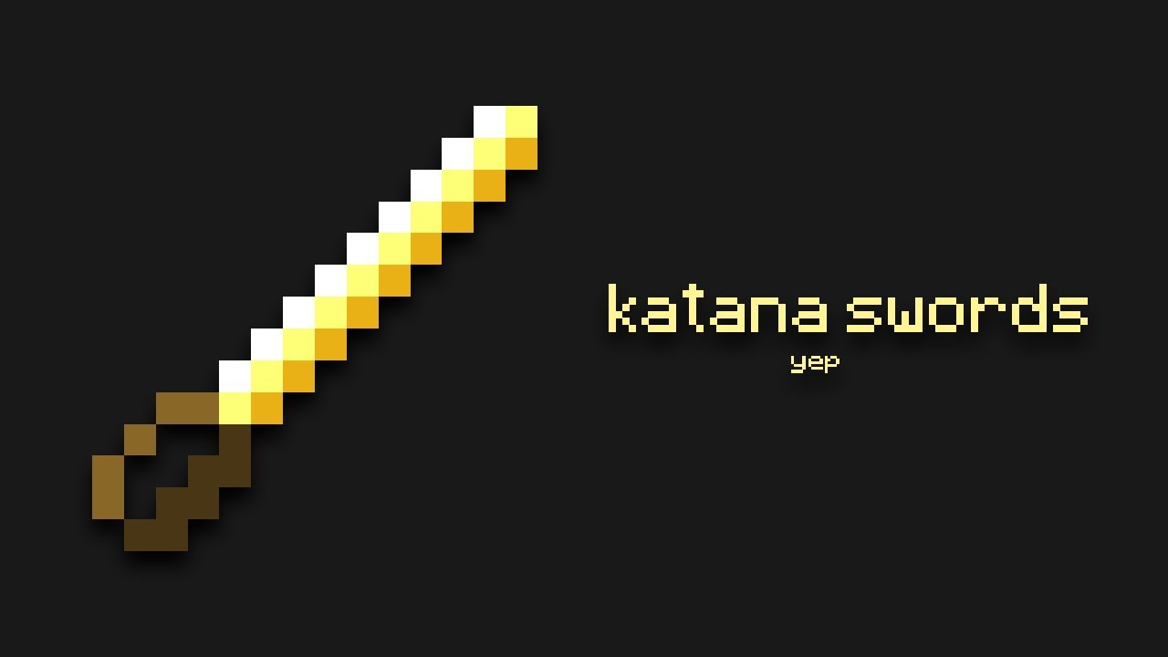 Katana Swords - Minecraft Texture Pack - YouTube