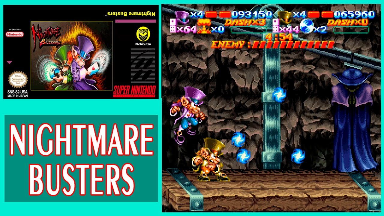 Nightmare Busters (SNES Gameplay) — 2 Players 100% - YouTube