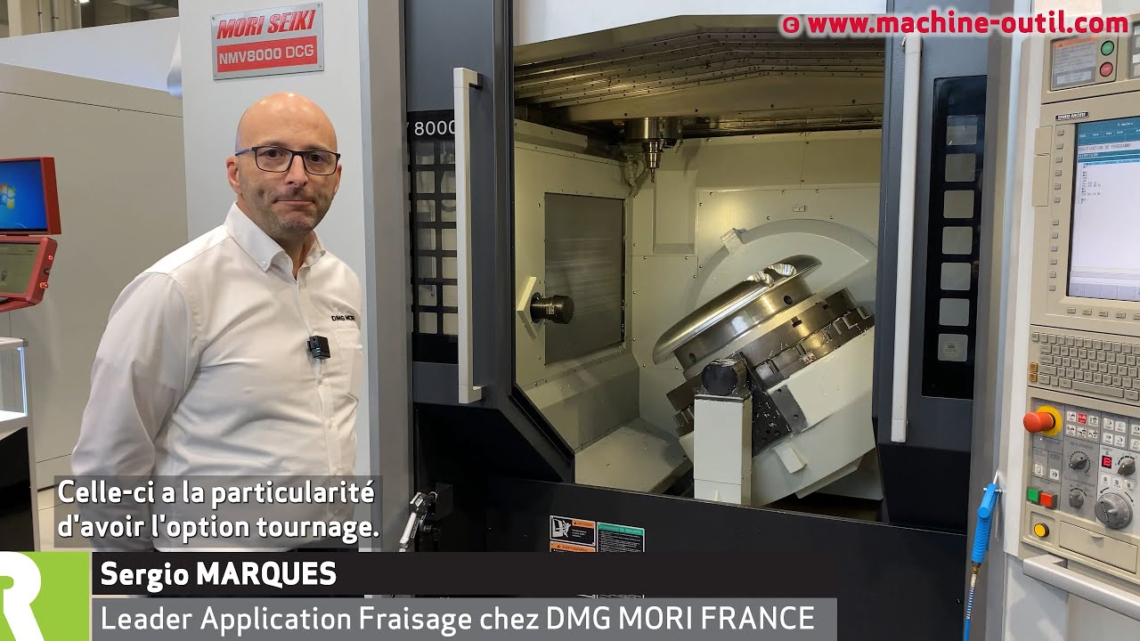 Centre vertical de fraisage tournage 5 axes avec capacité de charge d ...