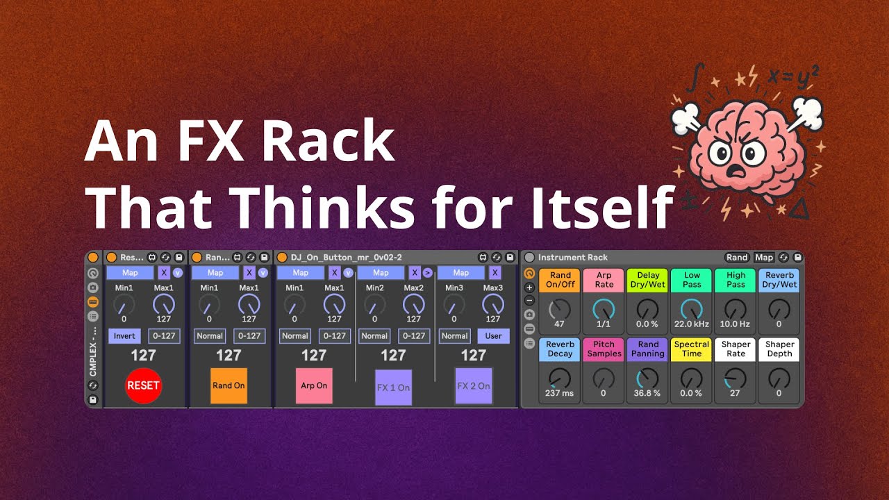 How to Build a Rack That Chooses Its Own Effects I Ableton Live - YouTube