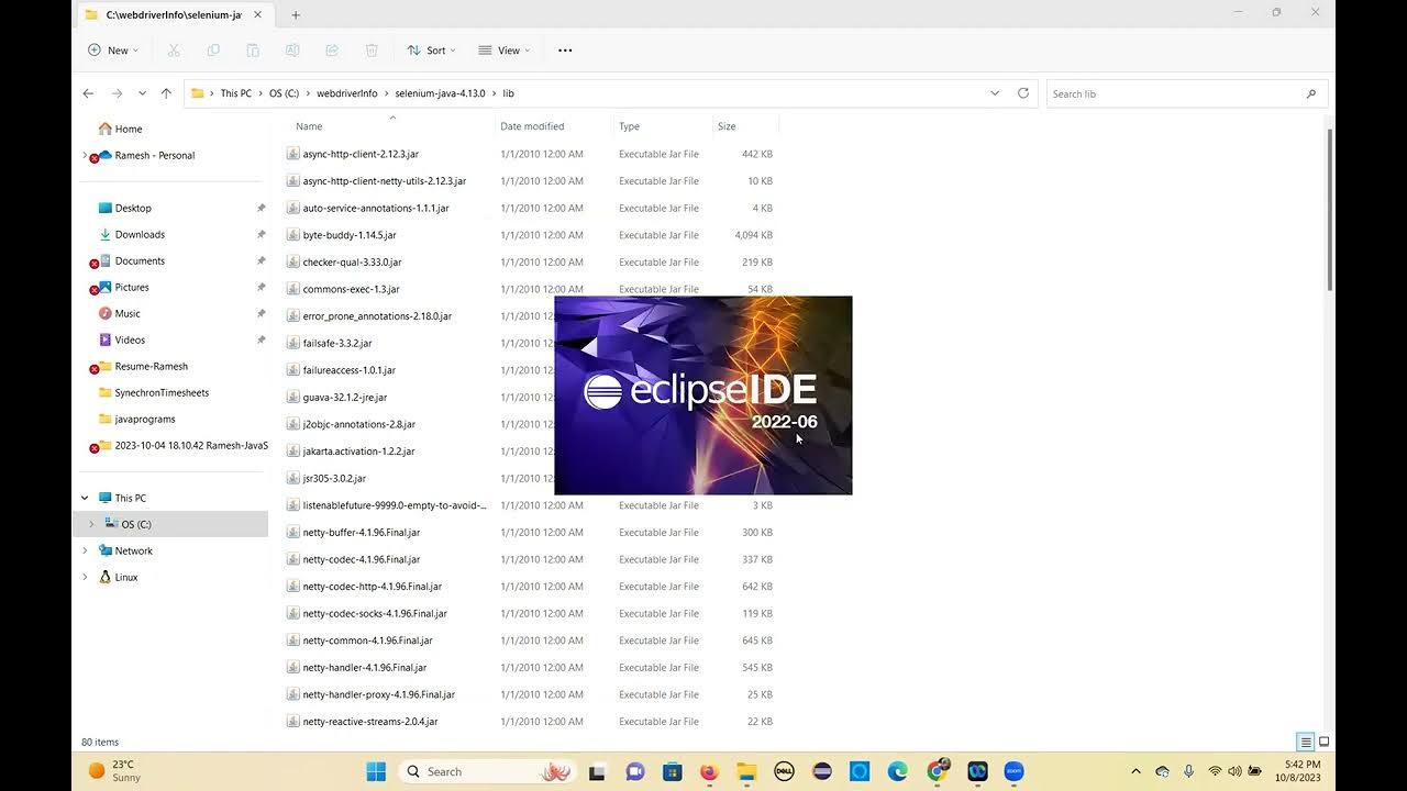 Selenium Setup webdriver project in eclipse Design SimpleFirstProgram Oct 08 2023 - YouTube