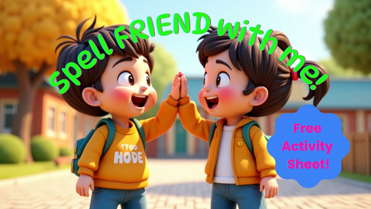👉 How to Spell FRIEND 🧡 Catchy Kids Song to Learn Tricky Words! - YouTube