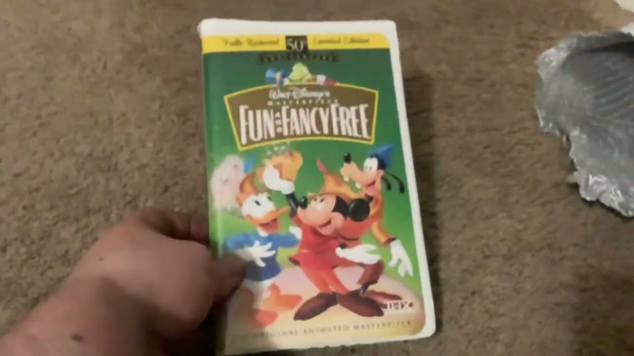 Fun and Fancy Free 1997 VHS Unboxing - YouTube